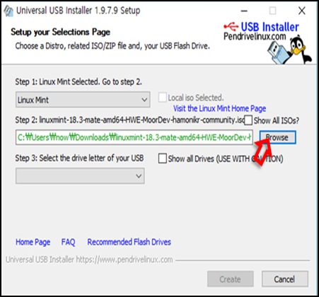 커뮤니티배포판 매뉴얼 - Ⅰ-1 윈도우환경 부팅 USB 만들기